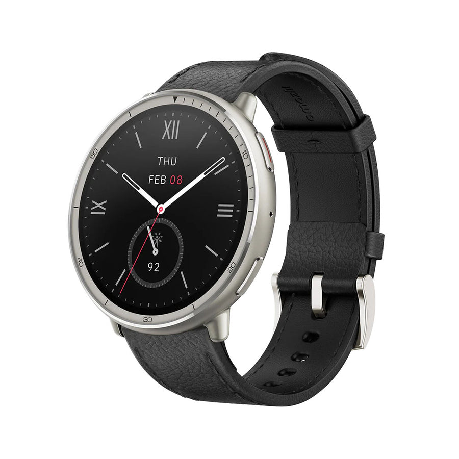 Active 2 44mm 智慧手錶 藍寶石鏡面版 柔霧黑 (皮革錶帶)